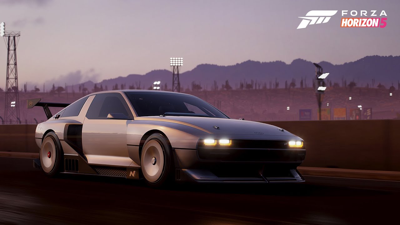 2022 Hyundai N Vision 74 - Retrowave Highway Showcase in Forza Horizon 5 (Forza Monthly Preview ...