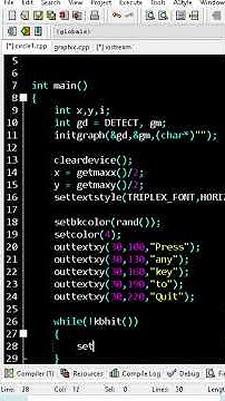 animated circle program c++ graphics #shorts - YouTube