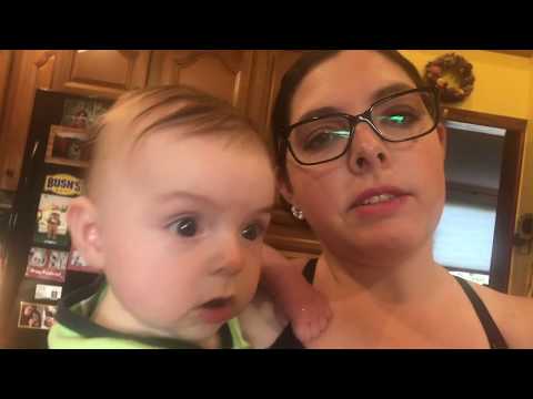 4 month baby and dance dress rehearsal