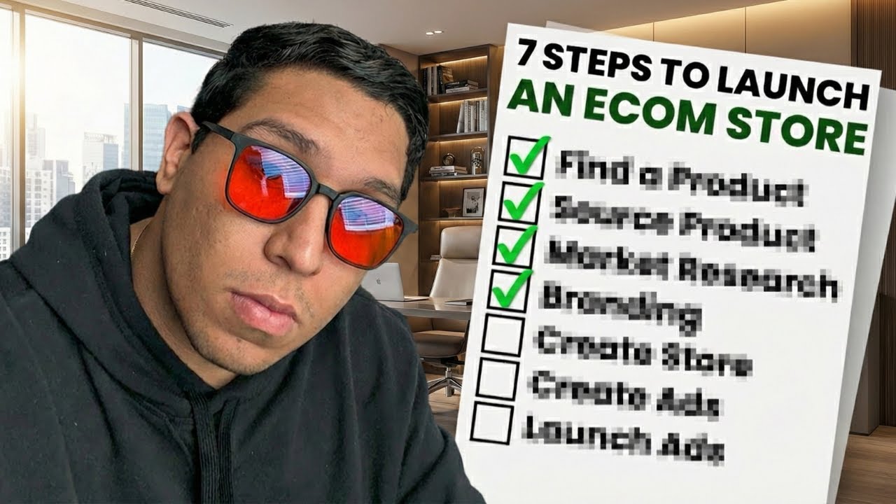 The 7 Steps To Launch An ECOM Store! - YouTube