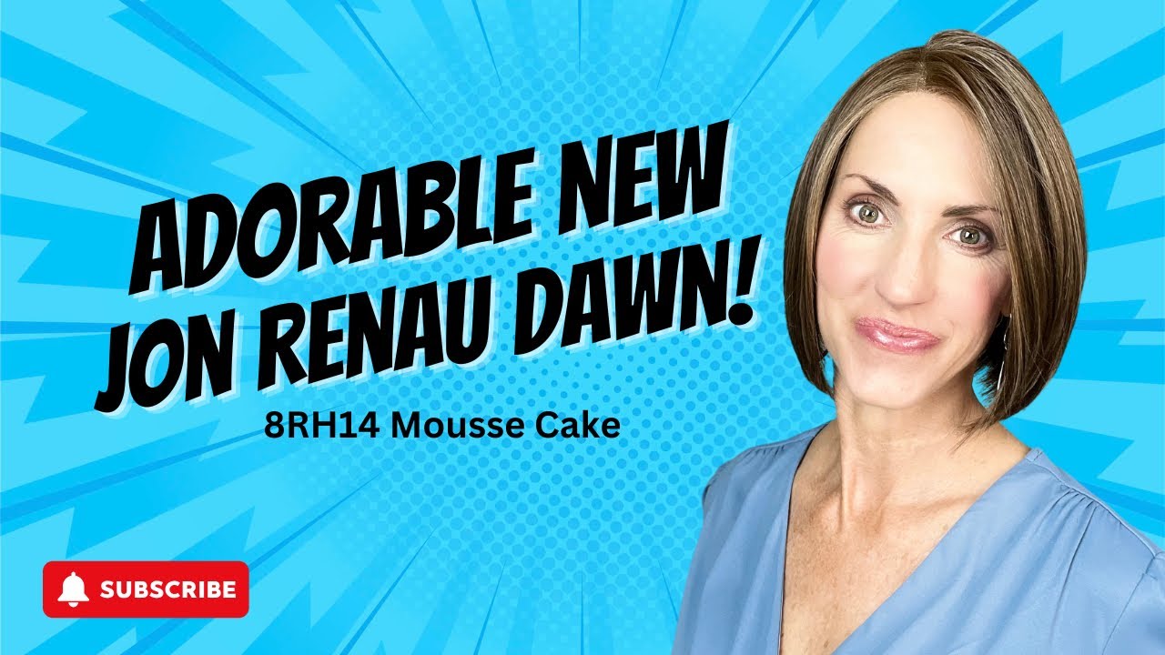Adorable NEW Jon Renau Dawn 8RH14 Mousse Cake Wig Review! - YouTube