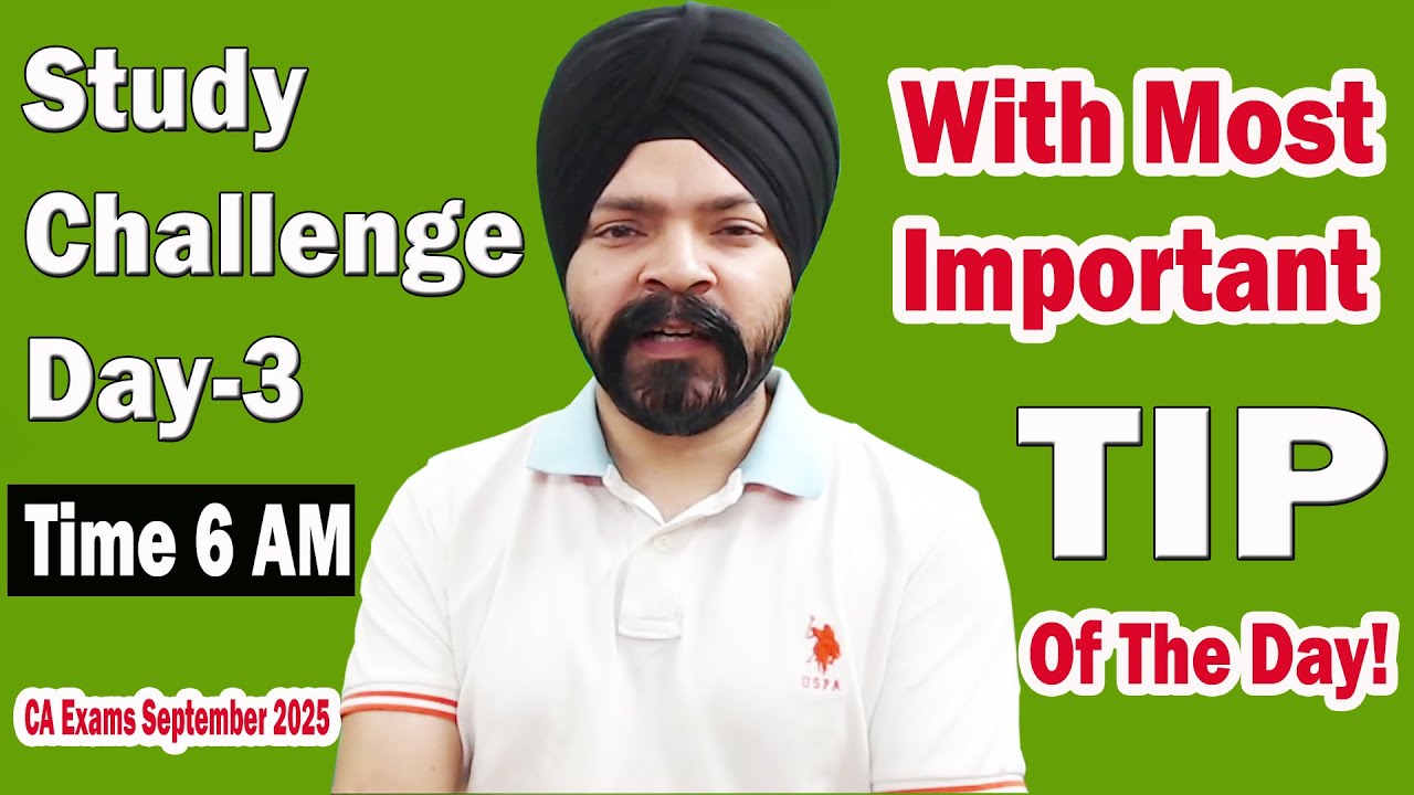 Very Important Point For Practical Subjects | Study Challenge | CA ...