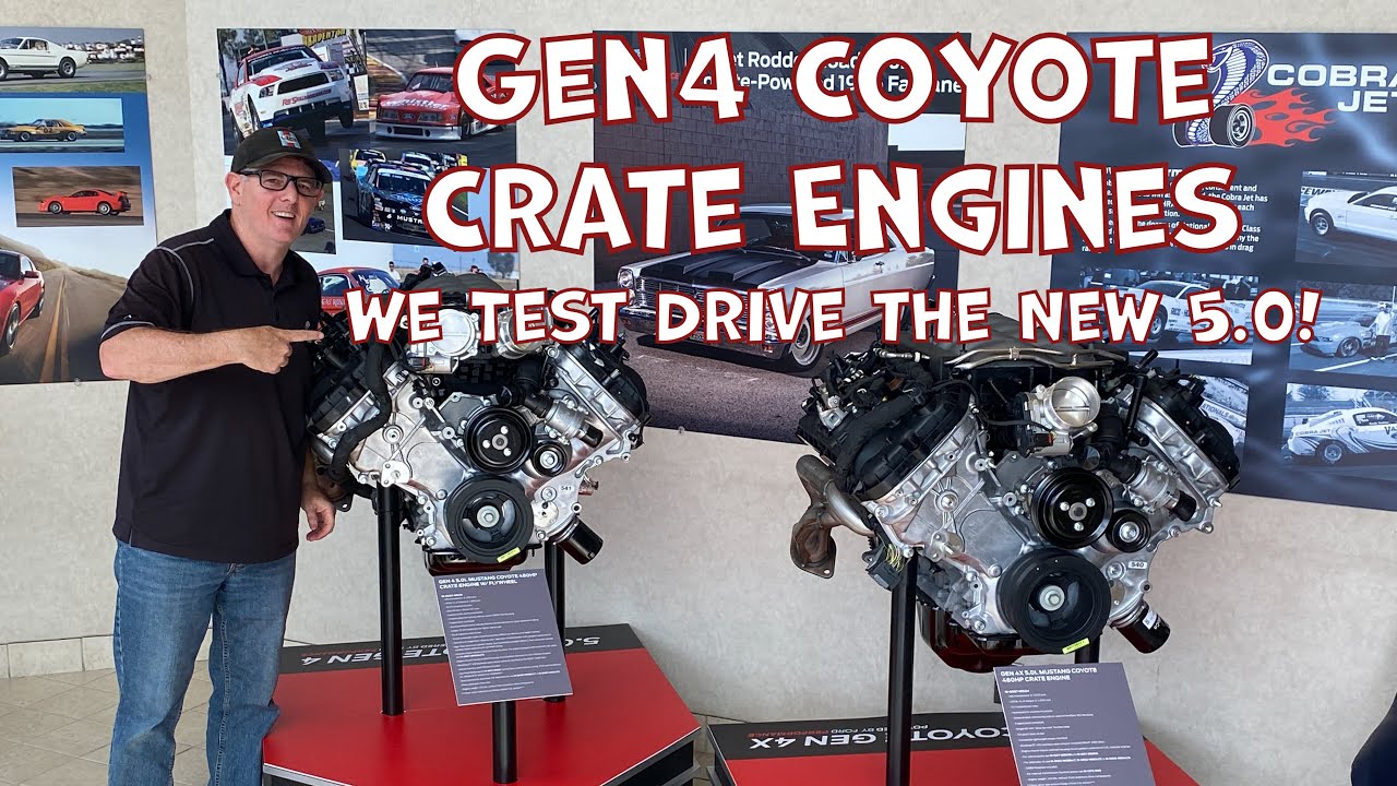 We Drive the New Gen4 Coyote Crate Engine from Ford Performance! Dual ...
