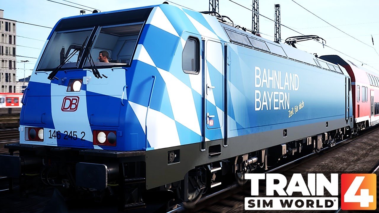 TSW4 | F120 | BR146 | MÜNCHEN - AUGSBURG | BAHNLAND BAYERN | Lets Play ...