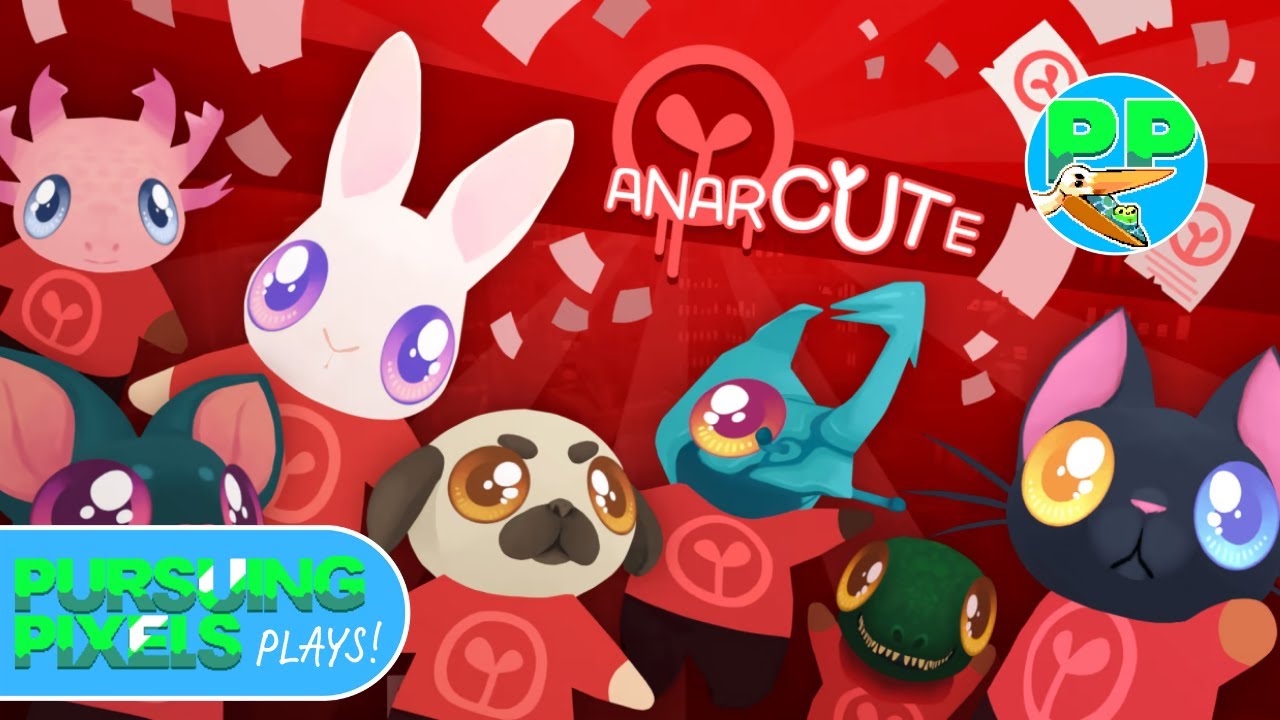 Anarcute (Gameplay Only) — Amazing Cel Shaded Top Down Arcade Action ...