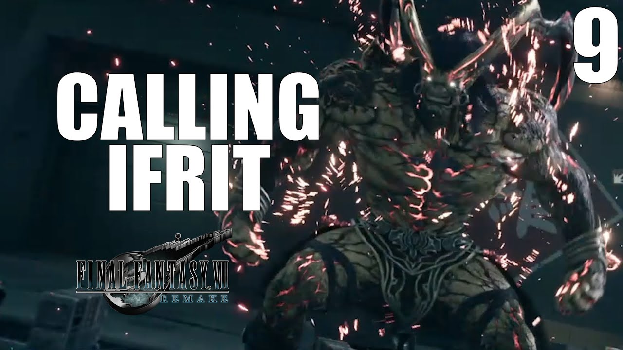 Final Fantasy 7 Remake Walkthrough Gameplay Part 9 - IFRIT | Penguin ...