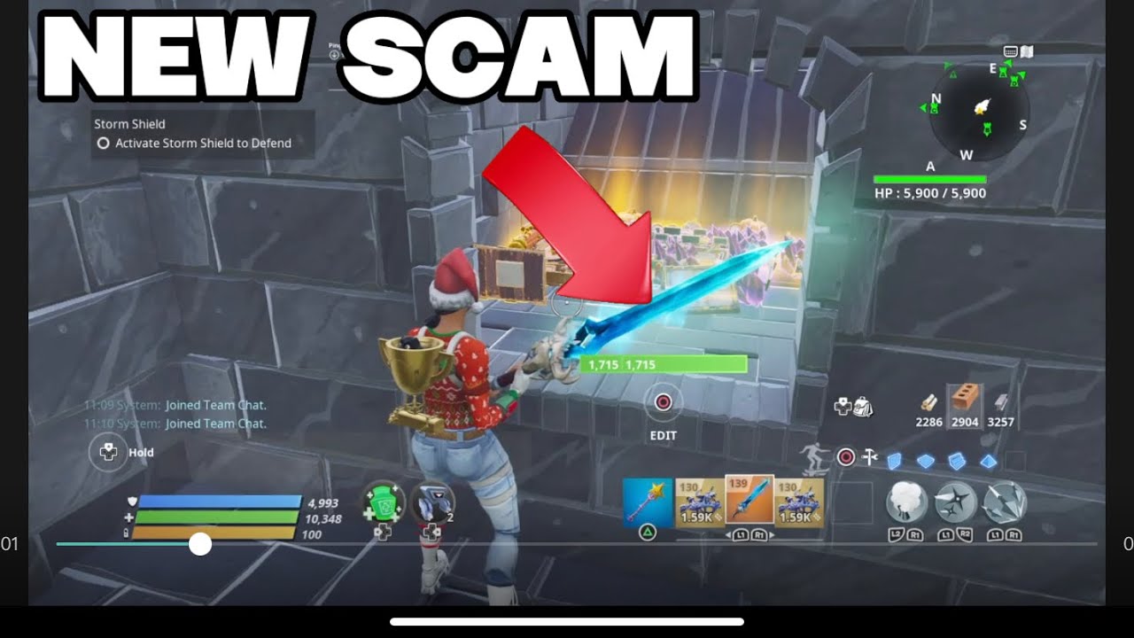 *NEW* Fortnite save the world scammer gets scammed… - YouTube
