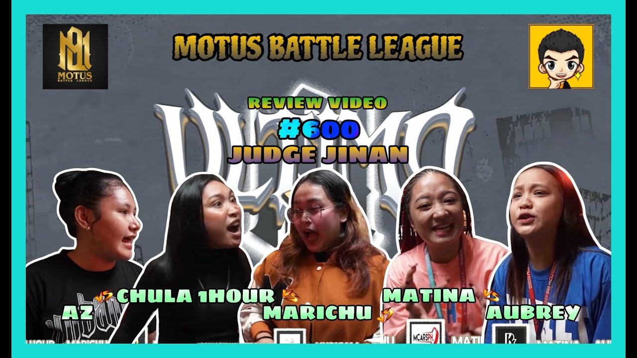Motus Battle - AZ vs Chula 1hr vs Marichu vs Matina vs Aubrey | Review Video #600 - YouTube