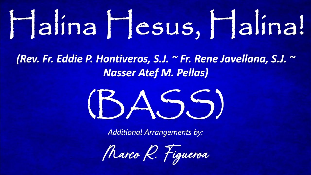 HALINA HESUS, HALINA (Fr. E. P. Hontiveros, S J. ~ R. Javellana, S J ...