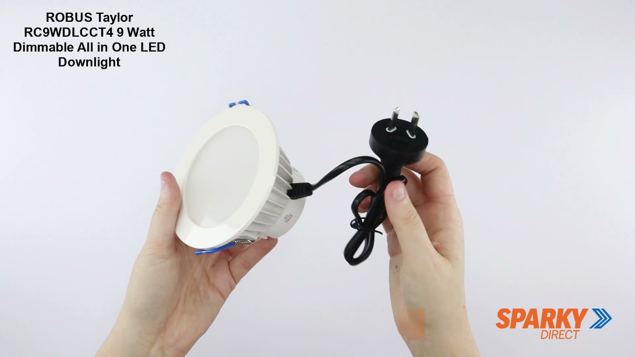 ROBUS | Taylor RC9WDLCCT4 9 Watt Dimmable All in One LED Downlight ...