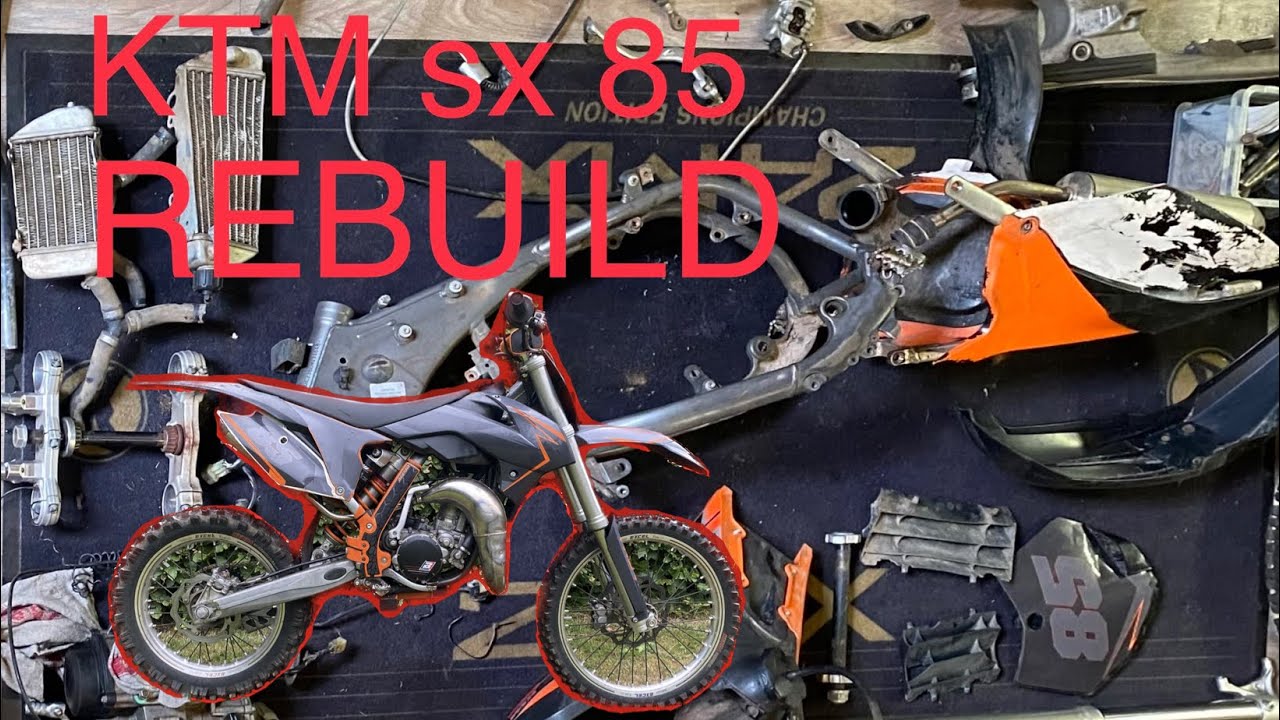 KTM sx 85 Neuaufbau/ REBUILD - YouTube