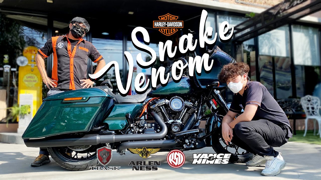 Harley-Davidson Road Glide Snake Venom - YouTube