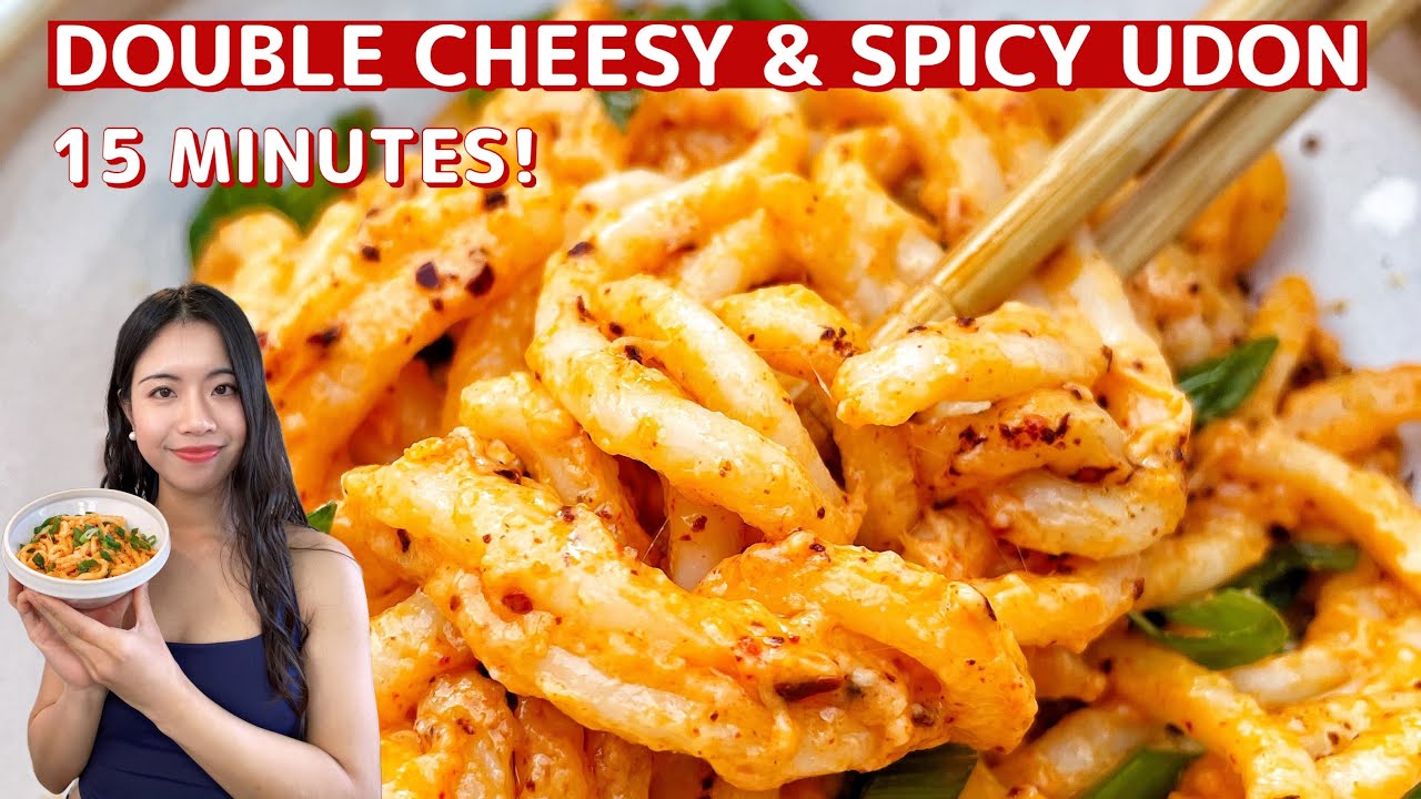 How to make the creamiest Udon in just 15 minutes! 🍜 Perfect comfort ...