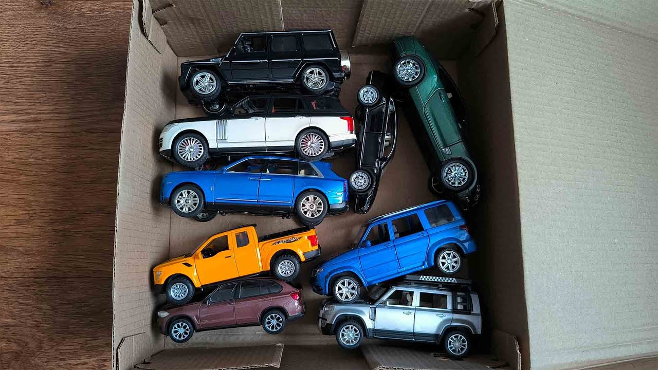 Box With Big Cars Inside - YouTube