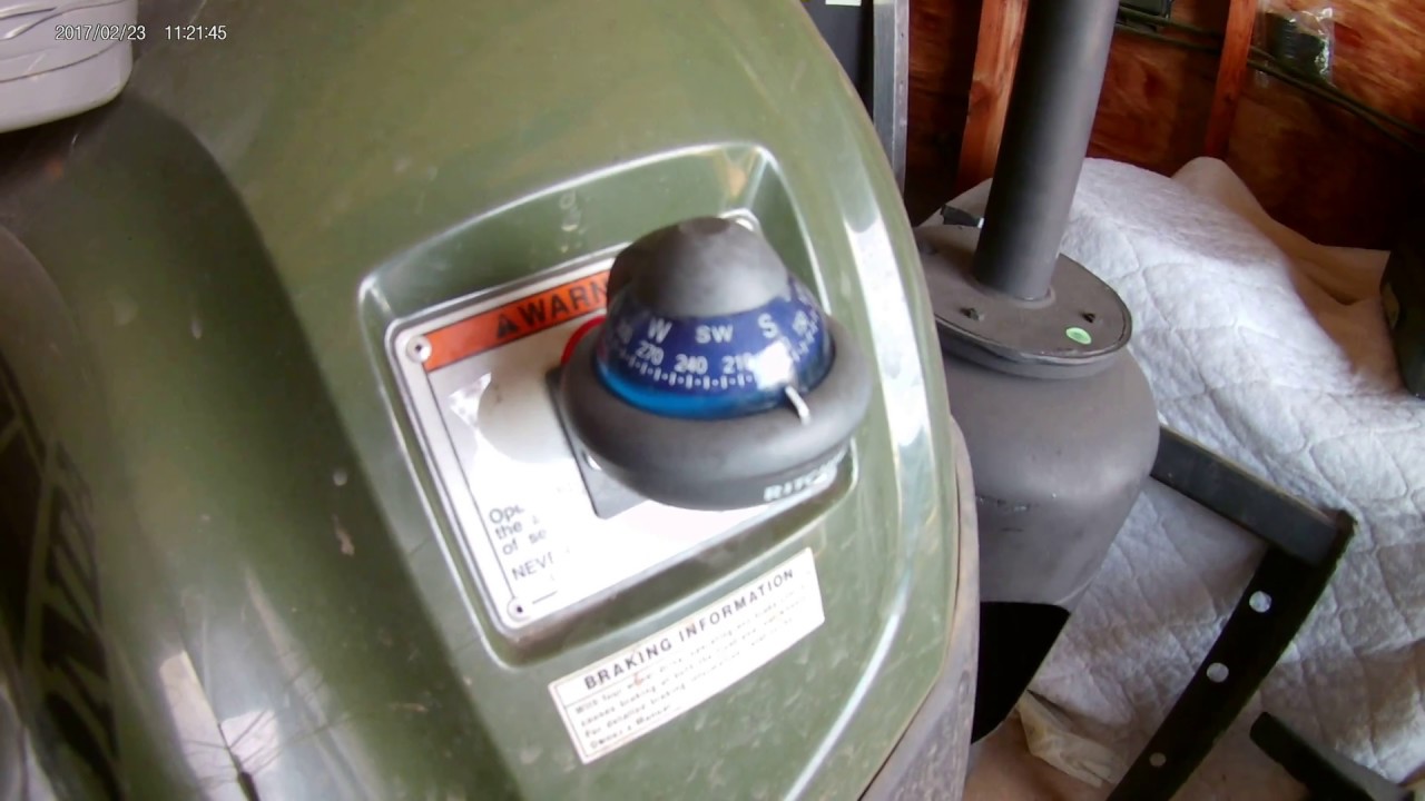 ATV custom DIY compass - YouTube