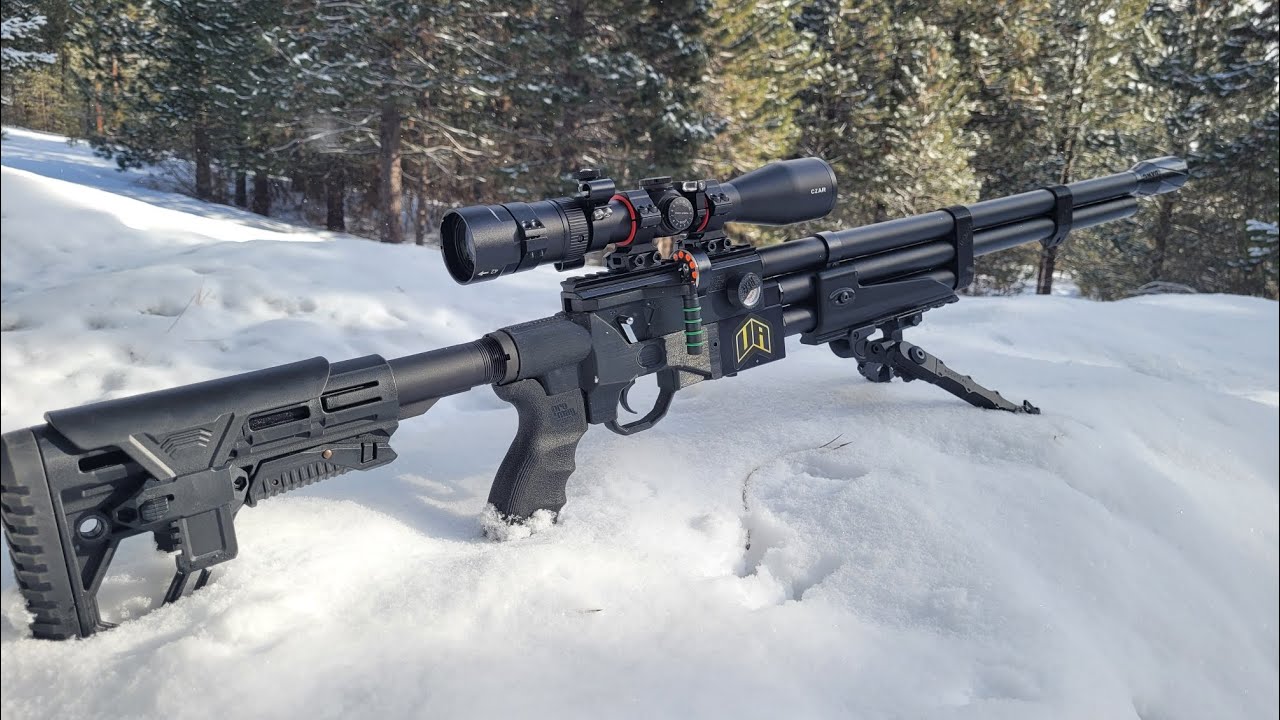 Custom Avenger .22cal Review/target shooting🦾🦿#airgun #pcp - YouTube