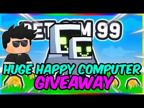 😱💎HUGE Happy Computer Giveaway!💎😱 [Pet Sim 99] - YouTube