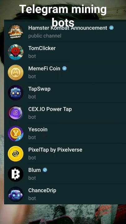 Hamster combat, Tapswap , memefi ,pixelverse ,yescoin ,Blum telegram mining bots - YouTube