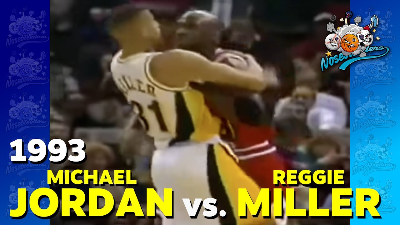 Michael Jordan vs Reggie Miller Episode (1996) Basketball Brawl ...