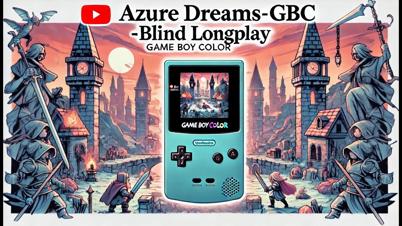 Azure Dreams (GBC) - Complete Blind Longplay | Full Roguelike Adventure ...