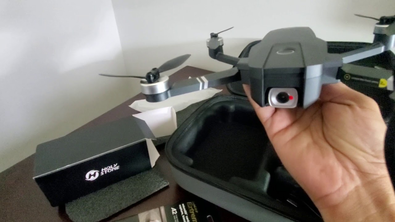 Holystone HS720 Drone unboxing and test flight - YouTube