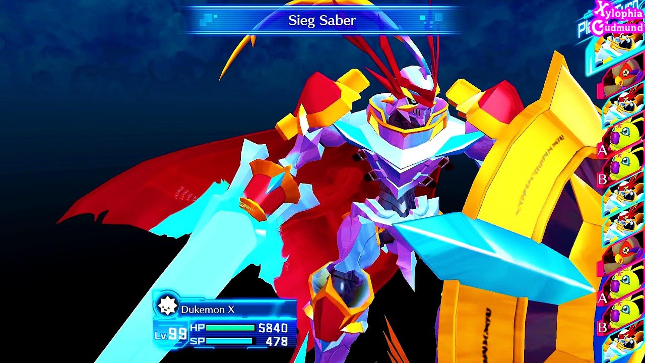 『Xylophia Gudmund』 Guilmon Growlmon WarGrowlmon to Dukemon X Evolution ...