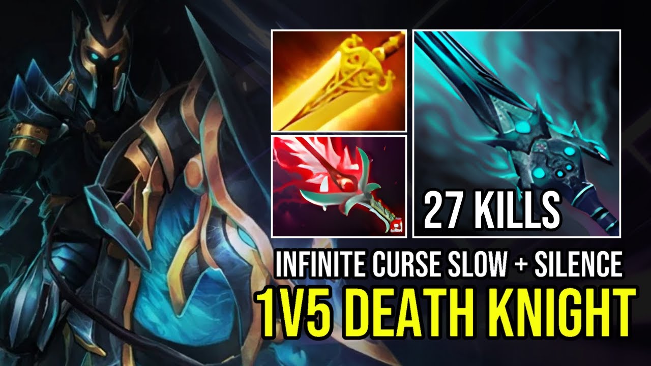 Hard Carry Abaddon 1v5 Death Knight Infinite Curse Slow Silence ...