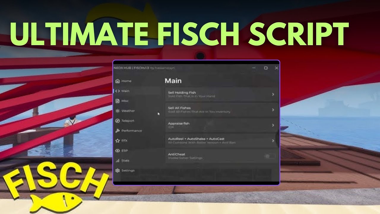 Fisch Script | Fast Auto Farm + Pastebin GUI! - YouTube