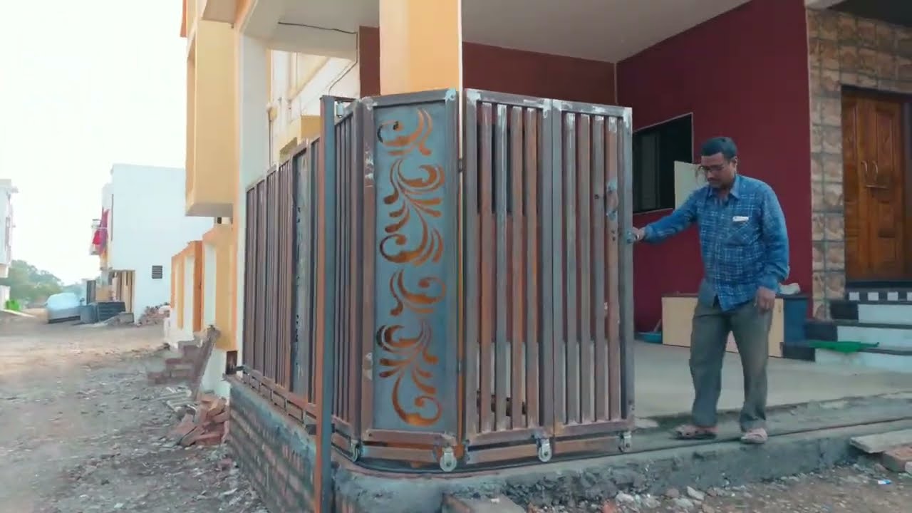 L Type Sliding gate (5) design......... - YouTube