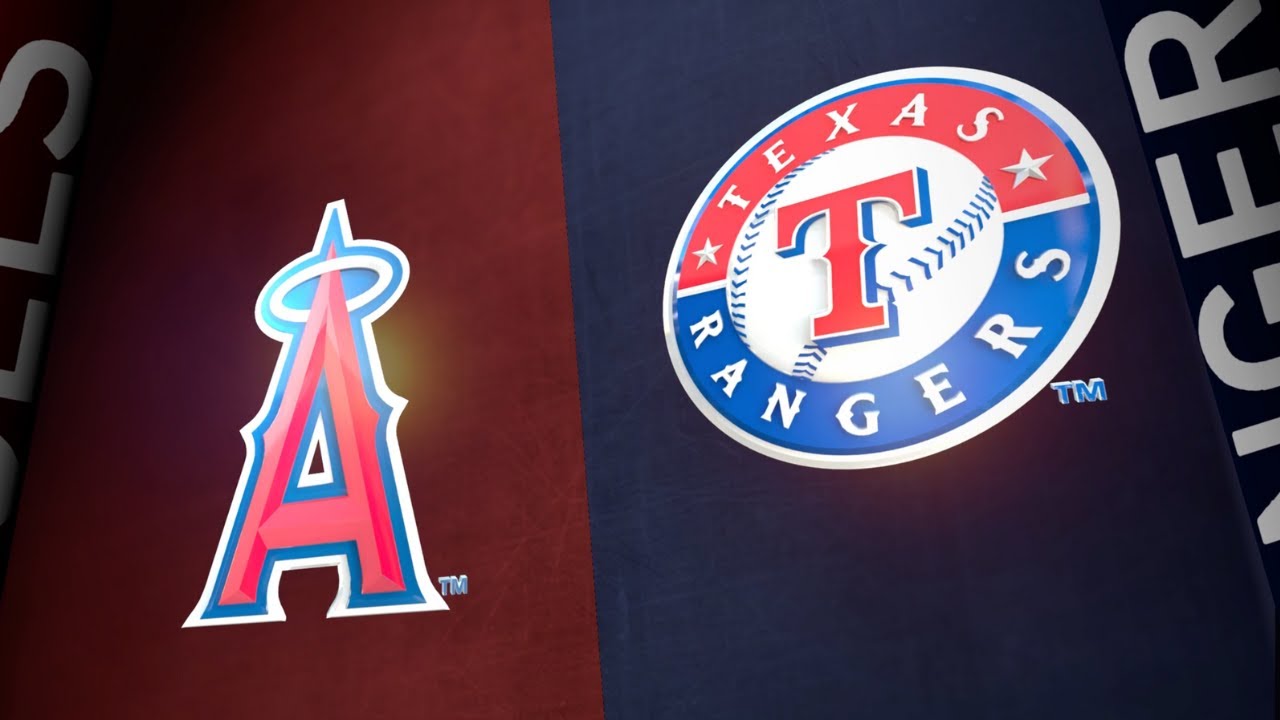 2019 MLB Season Los Angeles Angels Vs Texas Rangers MLB The Show 19 ...