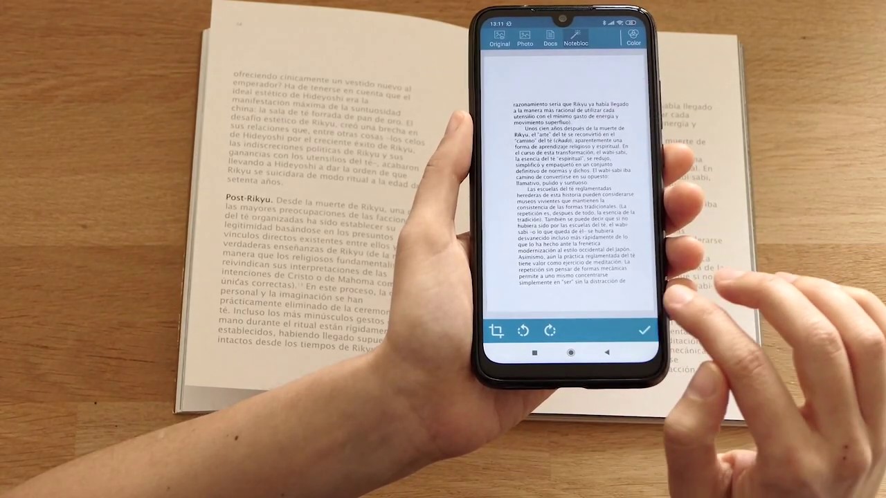 Notebloc Scanner App - quick book scanning! - YouTube