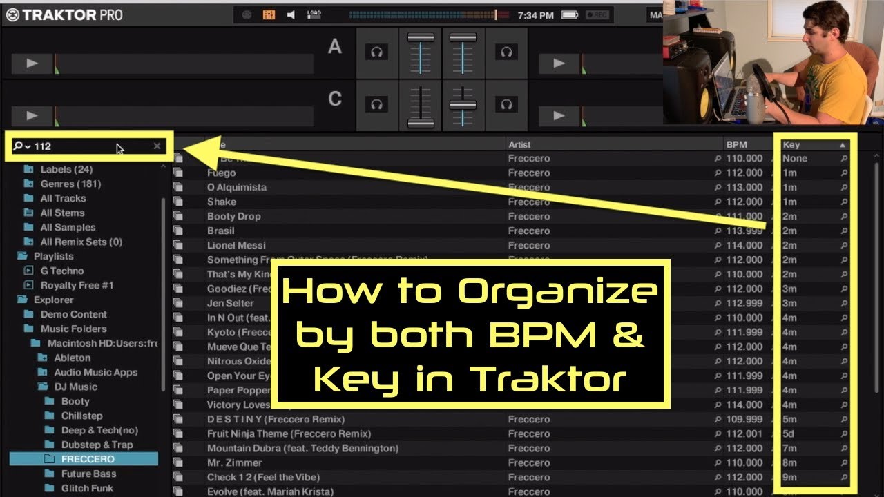 How to Organize by both BPM & Key in Traktor Tutorial - YouTube
