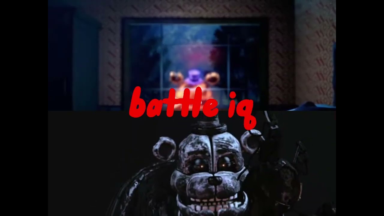nightmare fredbear vs the blob)fnaf fights # - YouTube