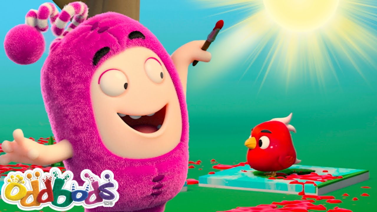 Little Birds Help Newt With Creative Art | NEW Episode by Oddbods - YouTube