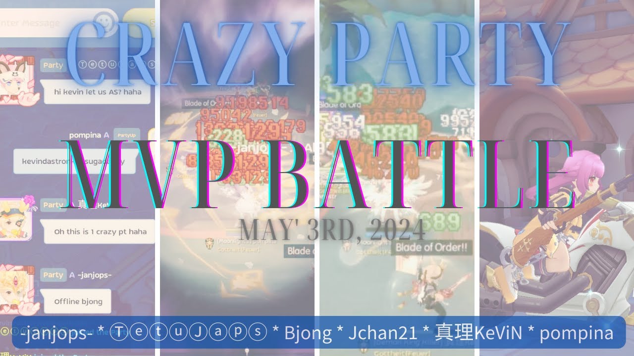 Crazy Party | MVP Battle May, 3rd, 2024 | Pompina's Journey - YouTube