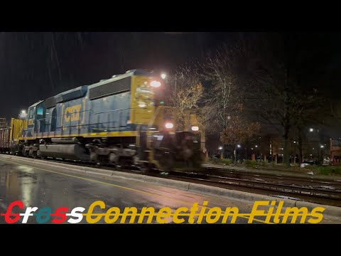CSXT 8836 SD40-2 LHF & Solo Leads W014-08 Empty Rail Train SB Through Fay NC - YouTube