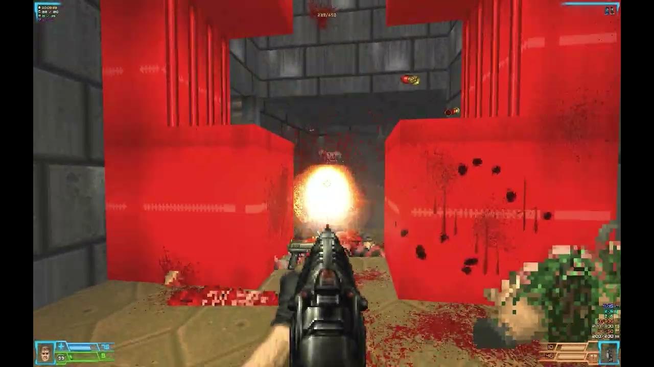 Ultimate Doom Maps of Chaos Overkill E2M1 - Deimos Anomaly Project Brutality - YouTube