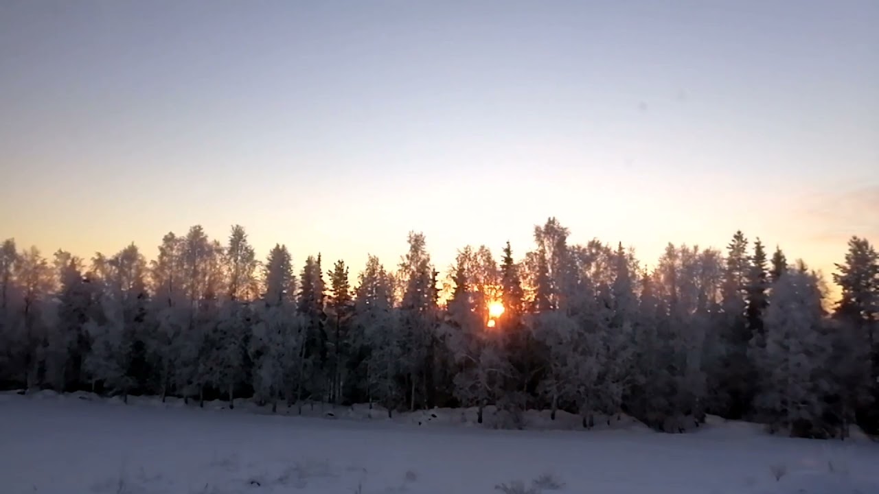 Sunrise to Sunset Time lapse Over Our Garden in Lapland. - YouTube