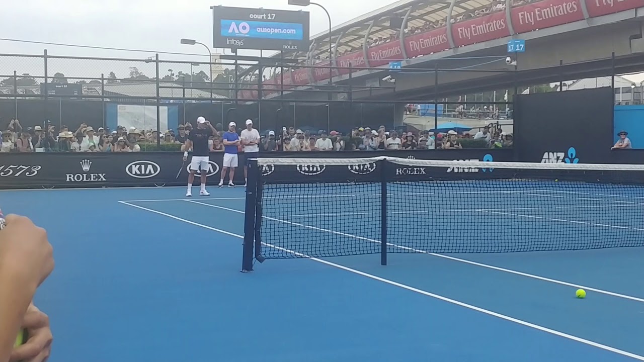 Roger Federer practice Australian Open 2019 - YouTube