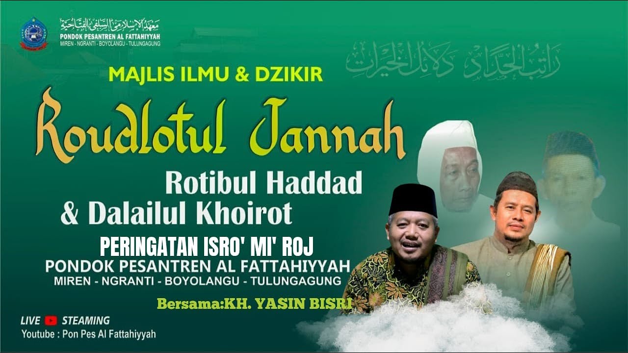 🔴LIVE Majlis Ilmu dan Dzikir Dalailul Khoirot & Rotib Al Haddad ...