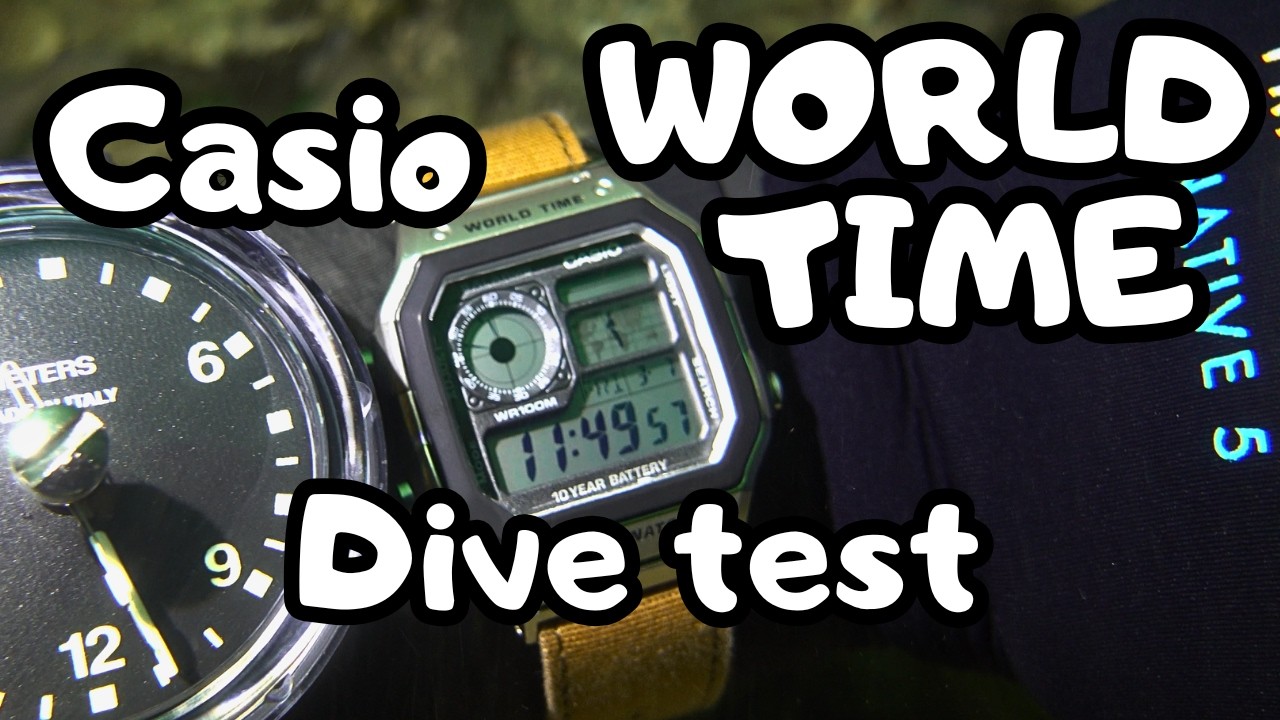Casio Royale DIVING │ Dive testing of watches - YouTube