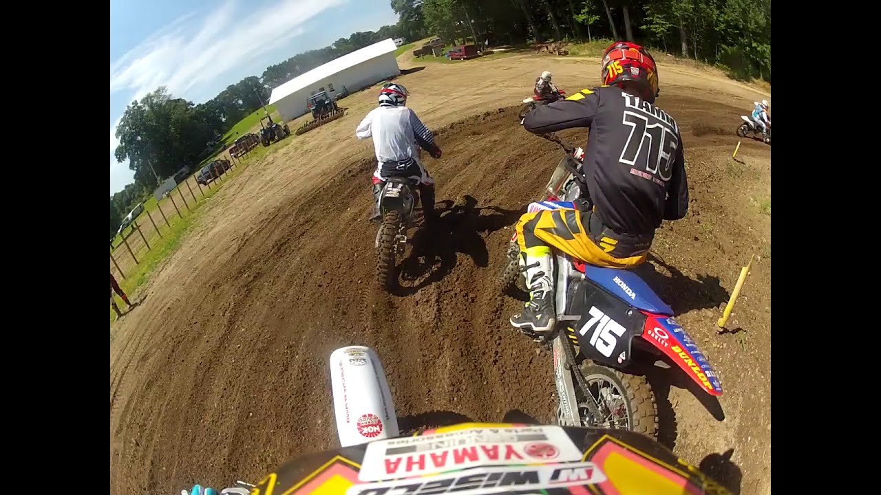 1983 Yamaha YZ490 Midwest VMX Log Road MX Bronson MI. EVO 3 A Moto #1 ...