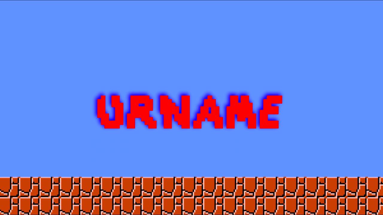 FREE SUPER MARIO BROS INTRO TEMPLATE [Sony Vegas] #24 - YouTube