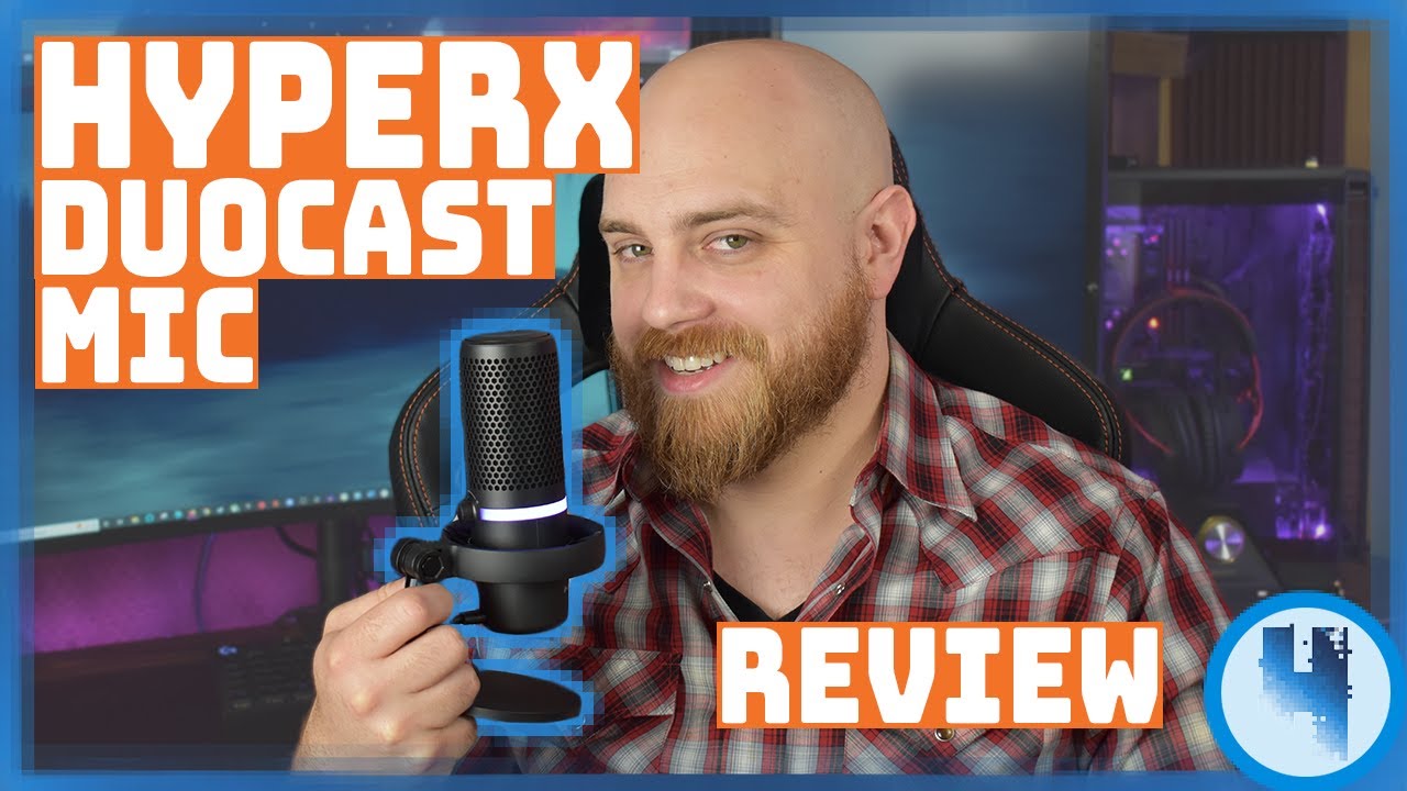 HyperX DuoCast USB Hi-Res 24bit/96kHz Microphone w/ RGB Lighting via ...