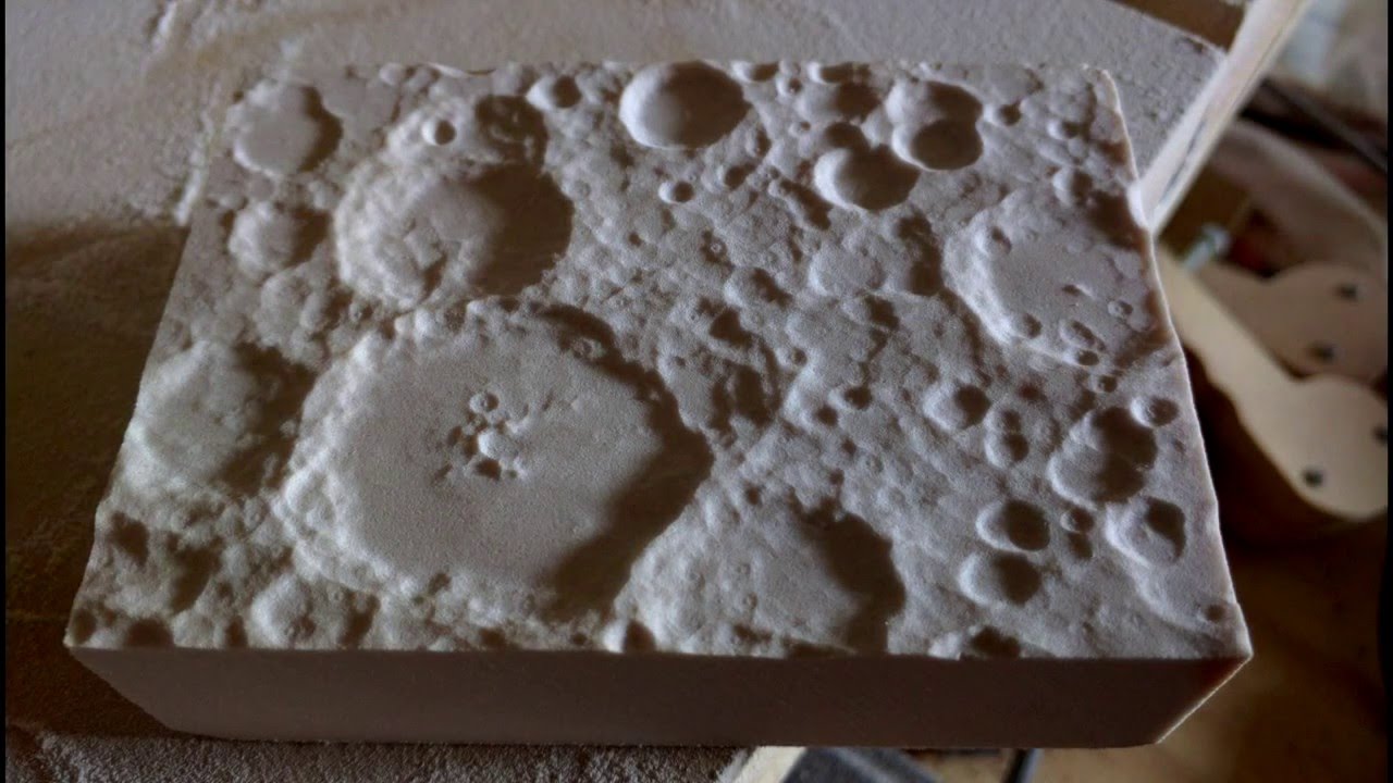 Carving the Surface of the Moon (Short Version) - CNC Project - YouTube