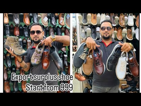 999 for export surplus brand shoes 👞 - YouTube