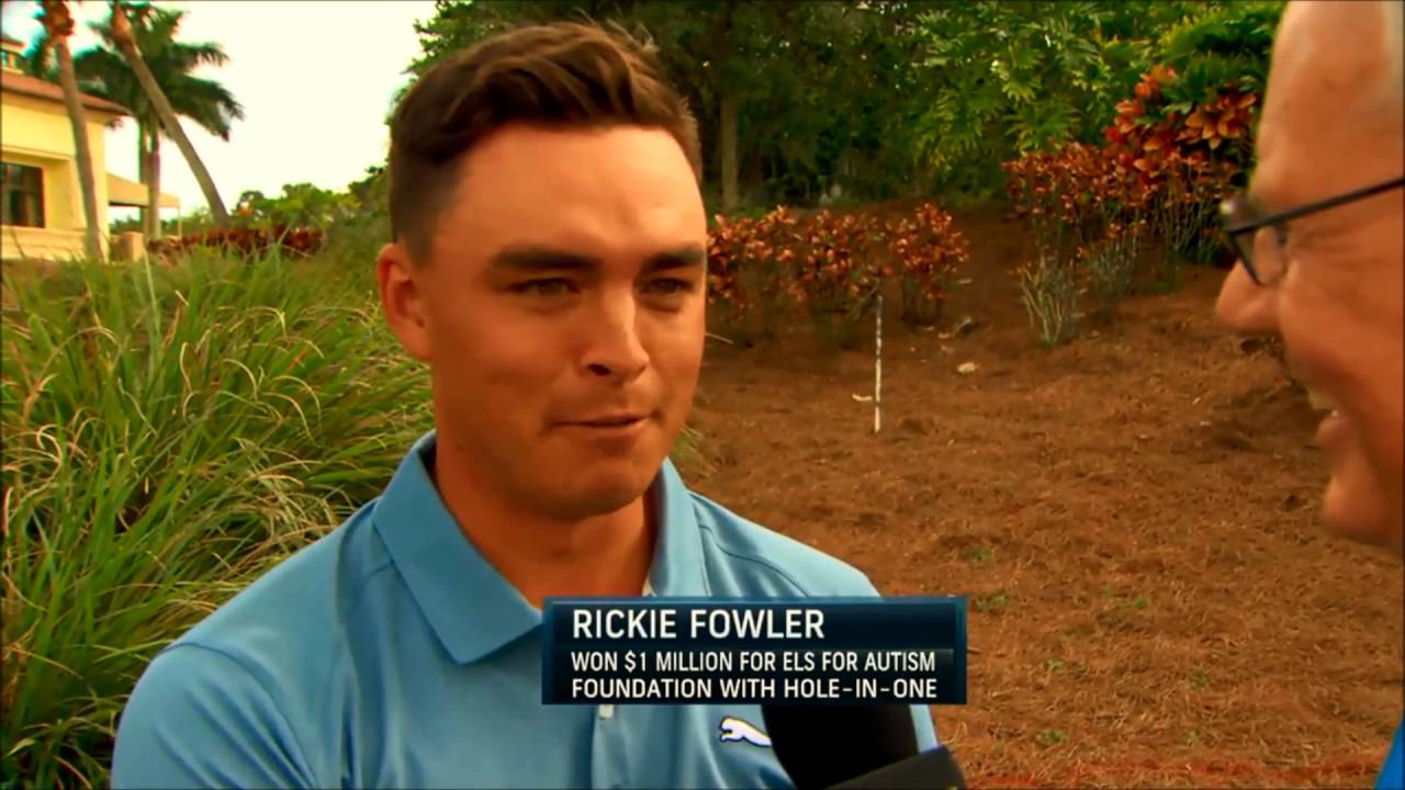 2016 Els for Autism Pro-Am: Rickie Fowler Hole-In-One Compilation - YouTube