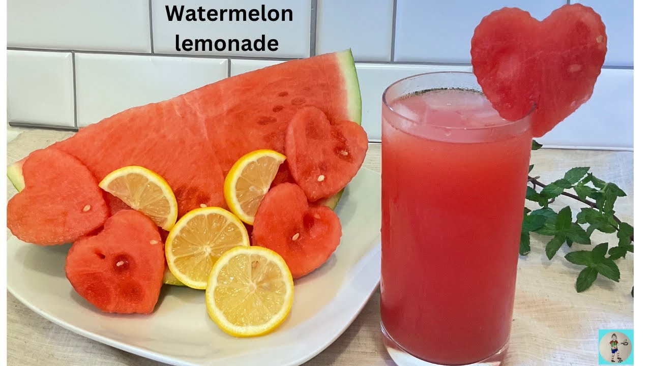 Watermelon lemonade | Summer watermelon drink | Fresh watermelon ...