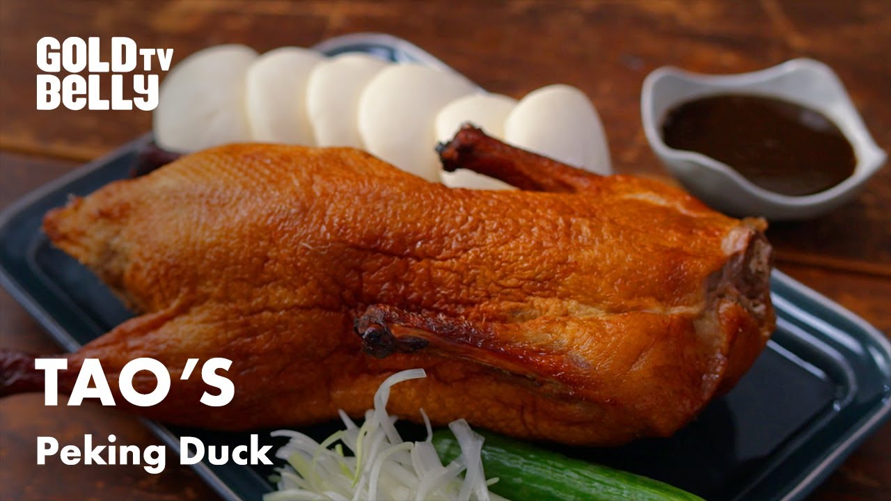 Watch TAO's Chef Make Delicious Peking Duck Baos - YouTube