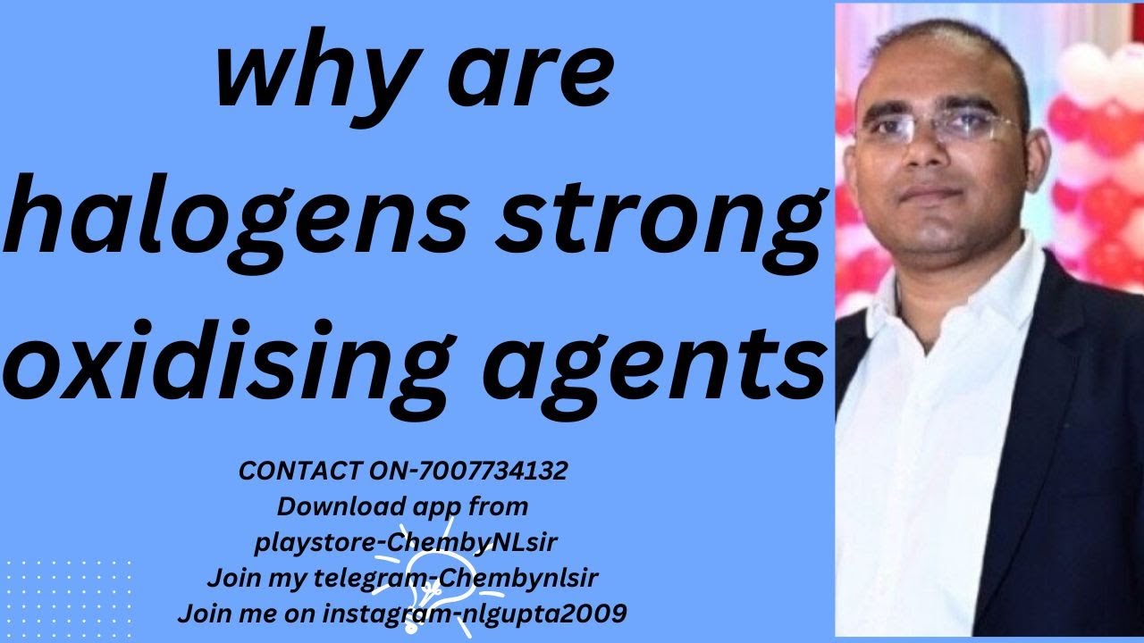 why are halogens strong oxidising agents - YouTube
